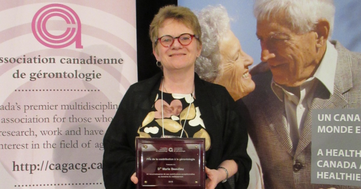 Marie Beaulieu récompensée pour sa carrière prolifique - Centre de ...